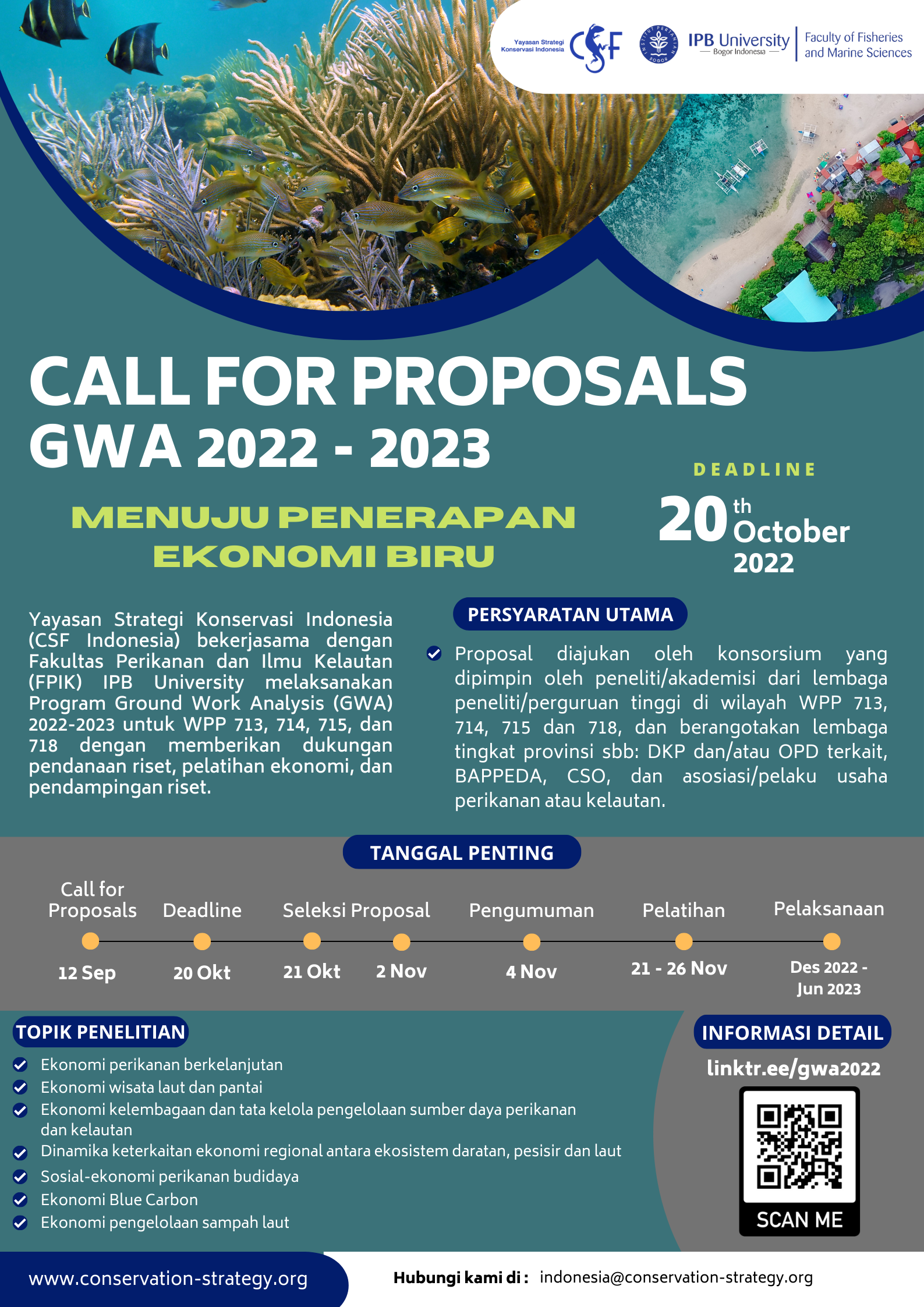 Groundwork Analysis 2022 - 2023 | Conservation Strategy Fund